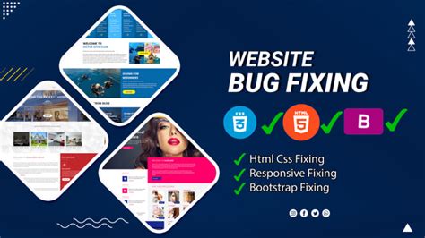 Fix Htmlcssbootstraps And Responsive Issues In A Day By Rahilakanwal