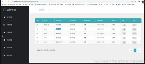 计算机毕设选题推荐基于spring Boot的在线小说阅读平台基于springboot的在线小说阅读平台 Csdn博客