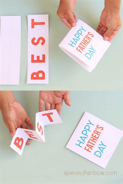 Easy Diy Pop Up Happy Fathers Day Card Pop Up Card Templates Happy Fathers Day Dad Birthday