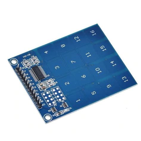 Teclado Capacitivo 16 Canales Ttp229 Arduino Robot Electronica