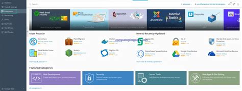 Install Plesk Control Panel On Centos 8 Almalinux 8 Computingforgeeks