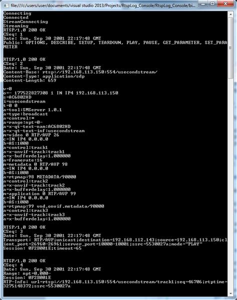 How To Get Rtsp Headers From Rtsp Andor Ip Cameras In C