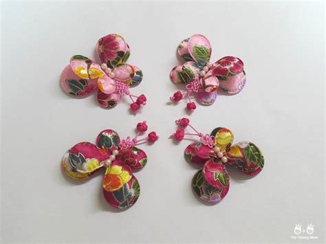 명절 액세서리 Diy 나비 한복 브로치 And 나비 배씨 머리핀 네이버 블로그
