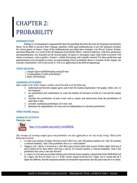 Probability Concepts In Engineering Analysis Pdf Probability