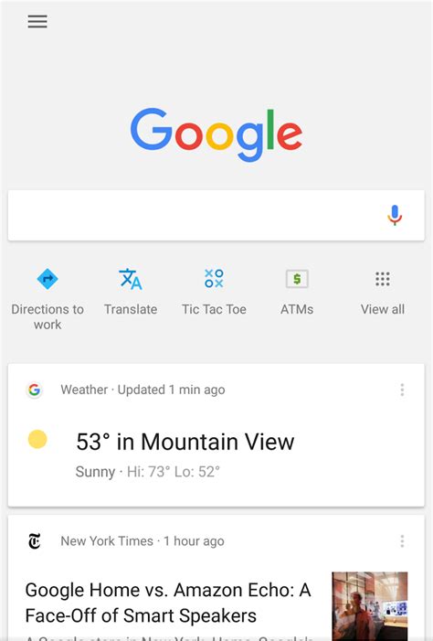 Google Is Testing A New Layout For Hints And Search Shortcuts