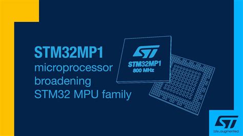 The STM MP Microprocessor Broadening The STM MPU Family YouTube