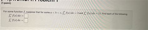 Solved For Some Function F Suppose That For Some A Chegg