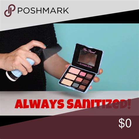 Cosmetics Are Always Sanitized Or Brand New Cosmetics Sanitizer