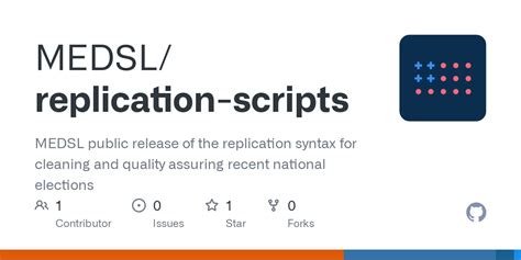 GitHub MEDSL Replication Scripts MEDSL Public Release Of The Replication Syntax For Cleaning