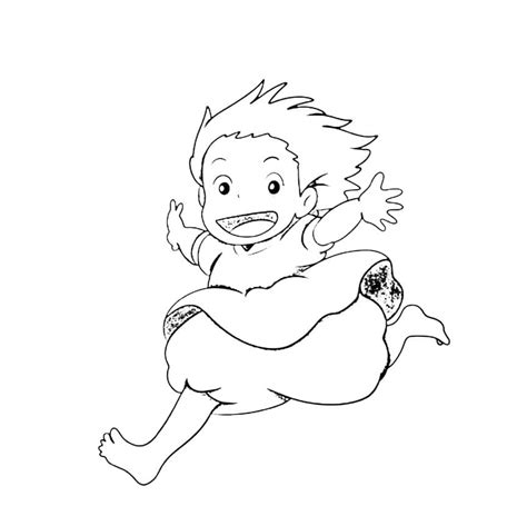 포뇨 색칠 공부 Kr에서 무료 색칠 공부