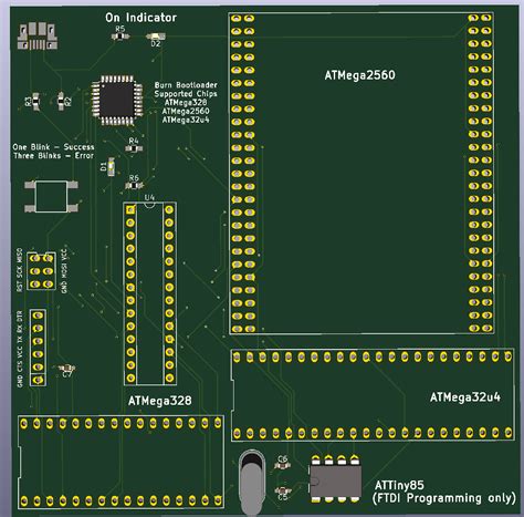 Custom PCB Using ATmega Not Completely Working Perhaps Crystal Placement General