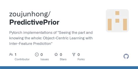 Github Zoujunhongpredictiveprior Pytorch Implementations Of Seeing