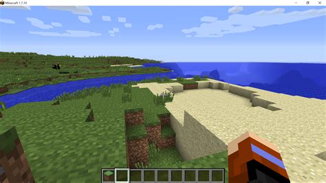 1 7 10 Modded Is Having A Unplayable Visual Glitch When Holding An Object Java Edition Support