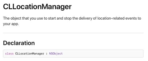 Swift Core Location Minnis Devlog