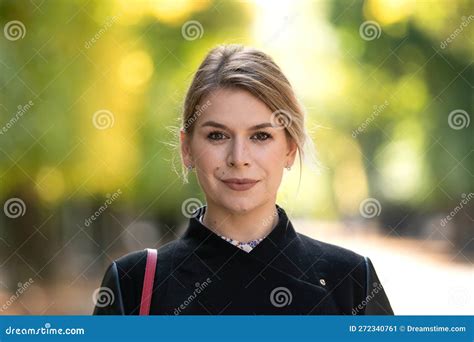 Attractive Woman Outdoor Stock Image Image Of Cute 272340761