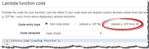 New Deployment Options For Aws Lambda Aws Compute Blog