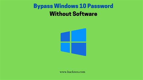 How To Bypass Windows Password Login Withwithout Password