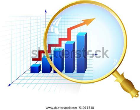 Diagram Magnifier Stock Vector Royalty Free 51011518 Shutterstock