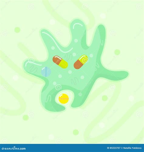 Superbug Antibiotics Resistance Bacteria Stock Vector Illustration Of