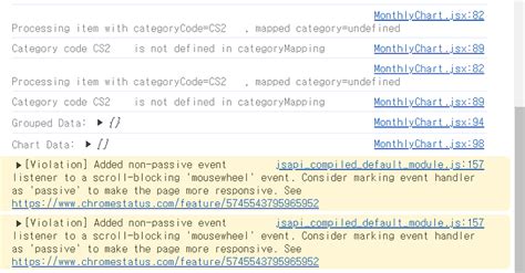 [spring boot react] 소비 패턴 그래프 생성 시 백과 연동 문제 해결 개발 기록