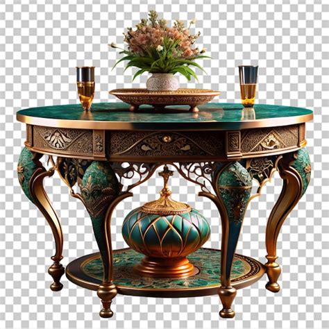 Premium Psd Beautiful Decorative Table