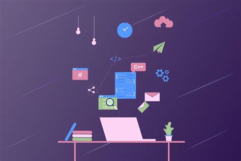 Landing Page Of Software Development Coding Process Concept Designer