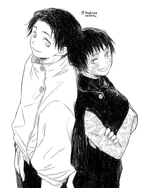 Okkotsu Yuuta And Zen In Maki Jujutsu Kaisen Drawn By Kenkonaseikatu Danbooru