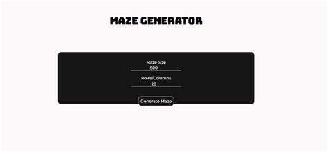 Github Kborthakurmaze Generator A Maze Generator Using The Dfs