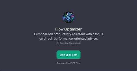 Flow Optimizer AI Tool For Productivity