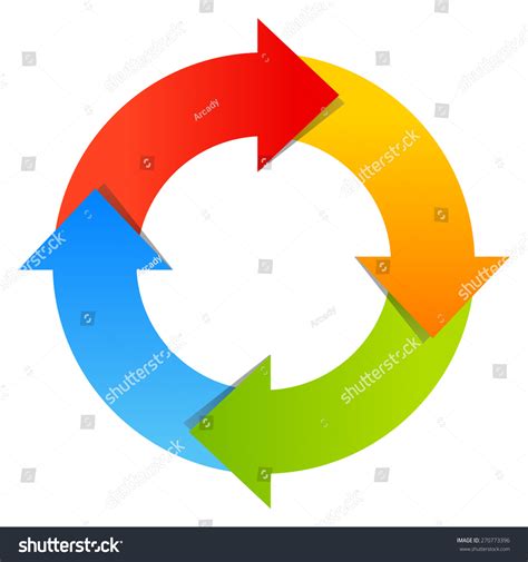 Circular Arrows Diagram Stock Vector Shutterstock