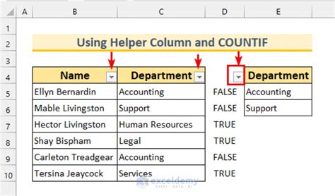 How To Filter Column Based On Another Column In Excel Methods