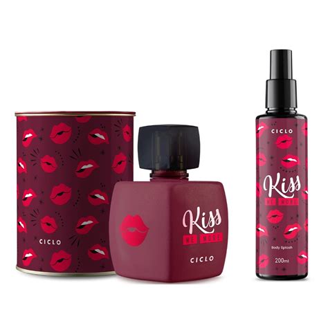 Kit Kiss Me More Perfume Lata Body Splash Ciclo Shopee Brasil