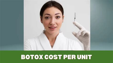 How Much Botox Cost Per Unit