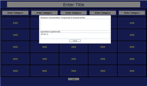 Easy Jeopardy Game Maker Without PowerPoint Teaching With Technology