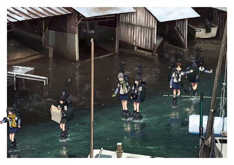 Fubuki Hatsuyuki Miyuki Shirayuki Fubuki Kai Ni And 2 More Kantai Collection Drawn By
