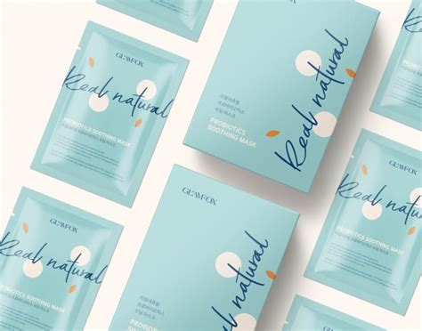 우아하고 고급스러운 마스크팩 패키지 디자인