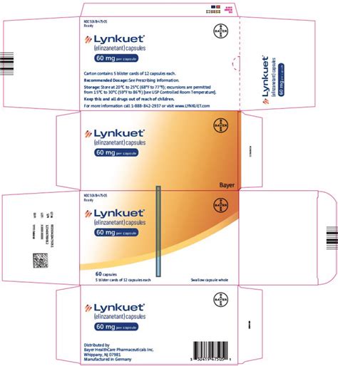 Dailymed Lynkuet Elinzanetant Capsule