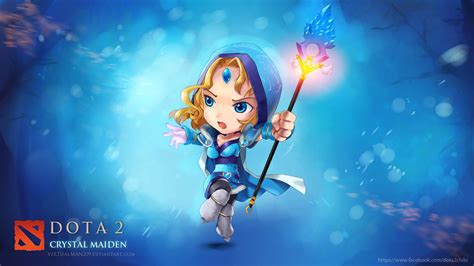 Crystal Maiden Dota Wallpaper I Made A Wallpaper Of Lina Chasing