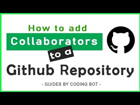 How To Add Collaborators To A Github Repository English Simple Steps YouTube