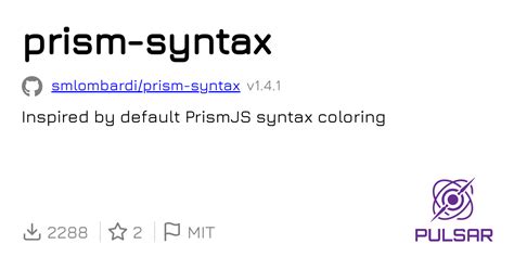 Prism Syntax