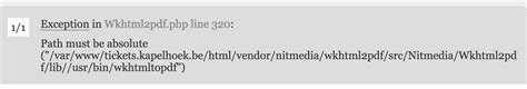 Laravel Php Wkhtmltopdf Binary File Stack Overflow