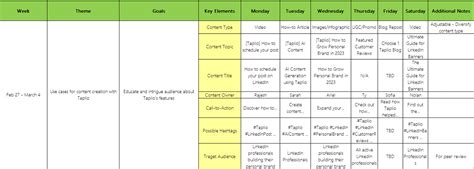 linkedin content calendar the secret weapon for branding and growth