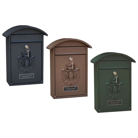 Mailbox Secure Mail Box Top Load 2 Key Front Door Grandado