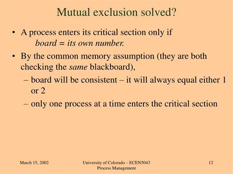 Ppt Mutual Exclusion And Semaphores Powerpoint Presentation Free