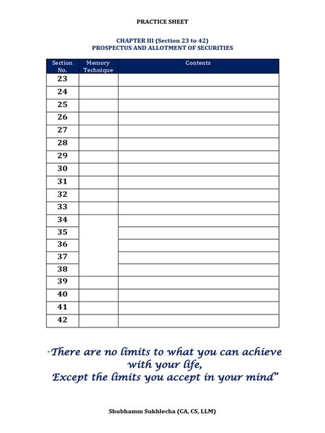 Session 1 Practice Sheet Section 23 To 43 Pdf