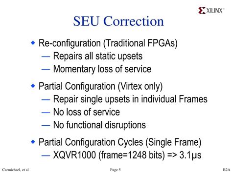 Ppt Seu Mitigation Techniques For Virtex Fpgas In Space Applications Powerpoint Presentation