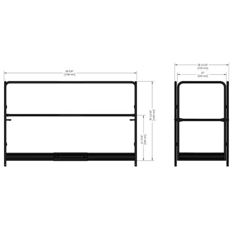 Build Frames Steel 15 42 Ft H X 6 1 Ft L Multi Purpose 2 Tier Baker Style Scaffold 1100 Lb