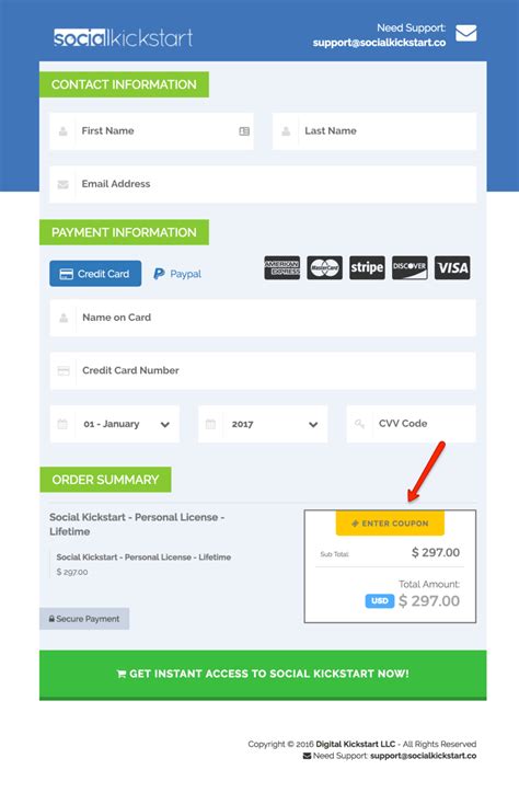 Creating A Coupon Paykickstart Help Center
