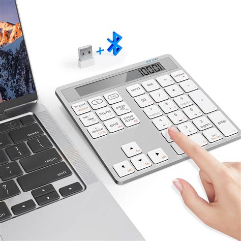 Bluetooth Number Pad With Calculator Bluetooth 24g