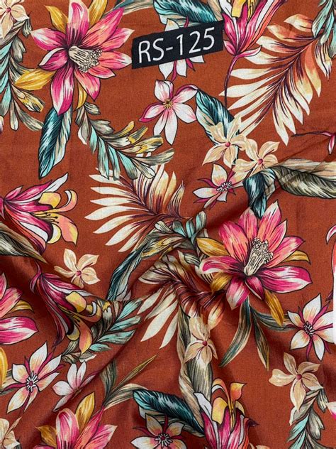 Pure Viscose Muslin Mixed Print Collection The Wardrobe Fabrics